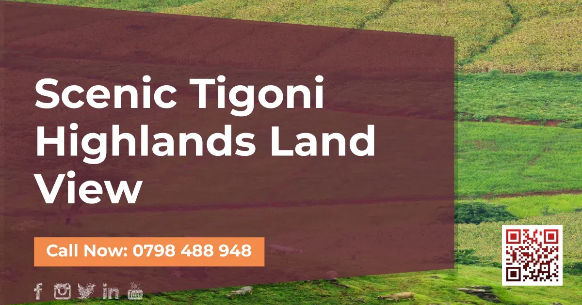 Land for Sale in Tigoni, Limuru 2025 | Prime Plots & Acreage