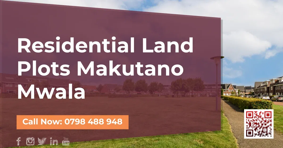 Residential Land for Sale in Makutano, Mwala | 2025 Plots